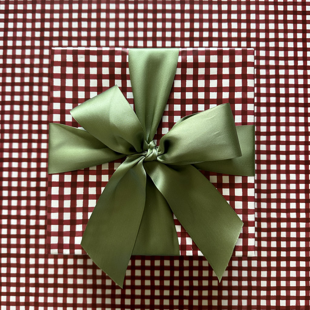 WINTERBERRY GINGHAM WRAPPING PAPER – SHOPPE Cooper at Home