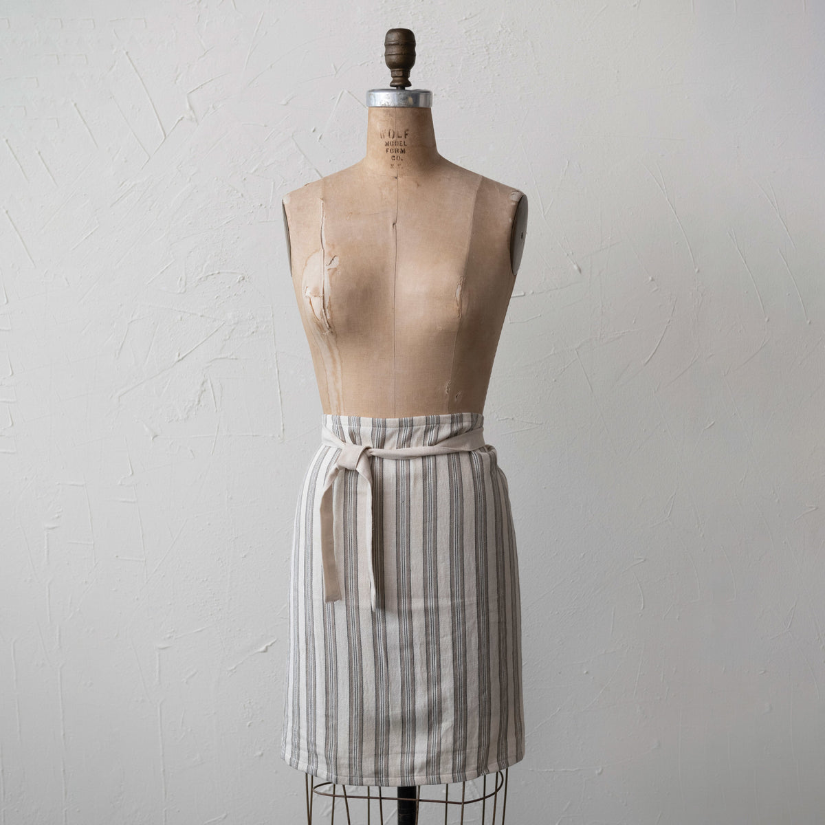 COTTON STRIPED HALF APRON – SHOPPE Cooper at Home